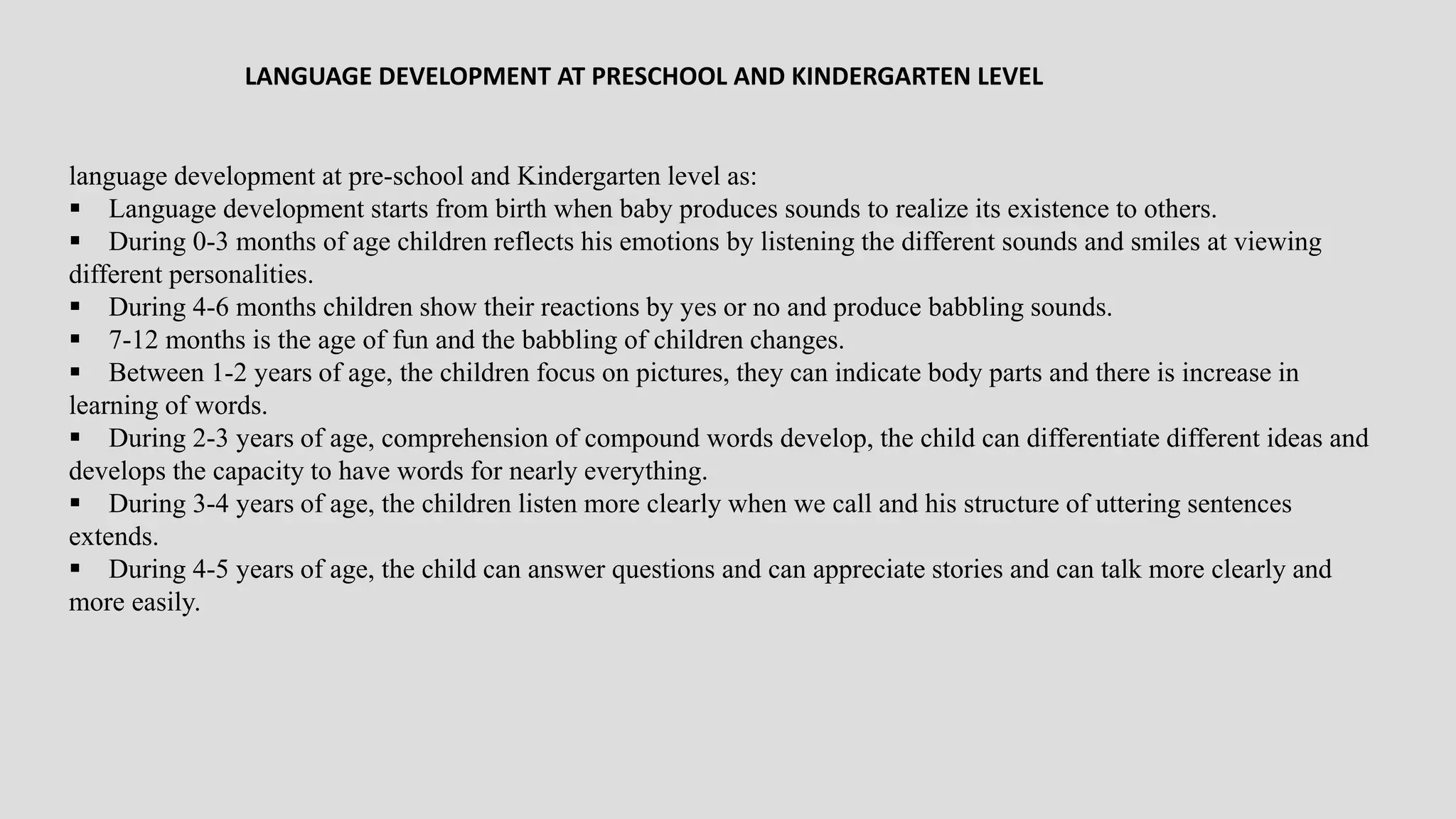 Language development | PPT