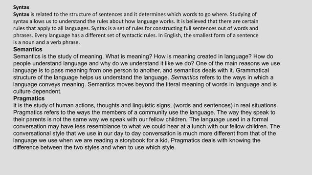 Language development | PPT