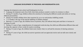 Language development | PPT