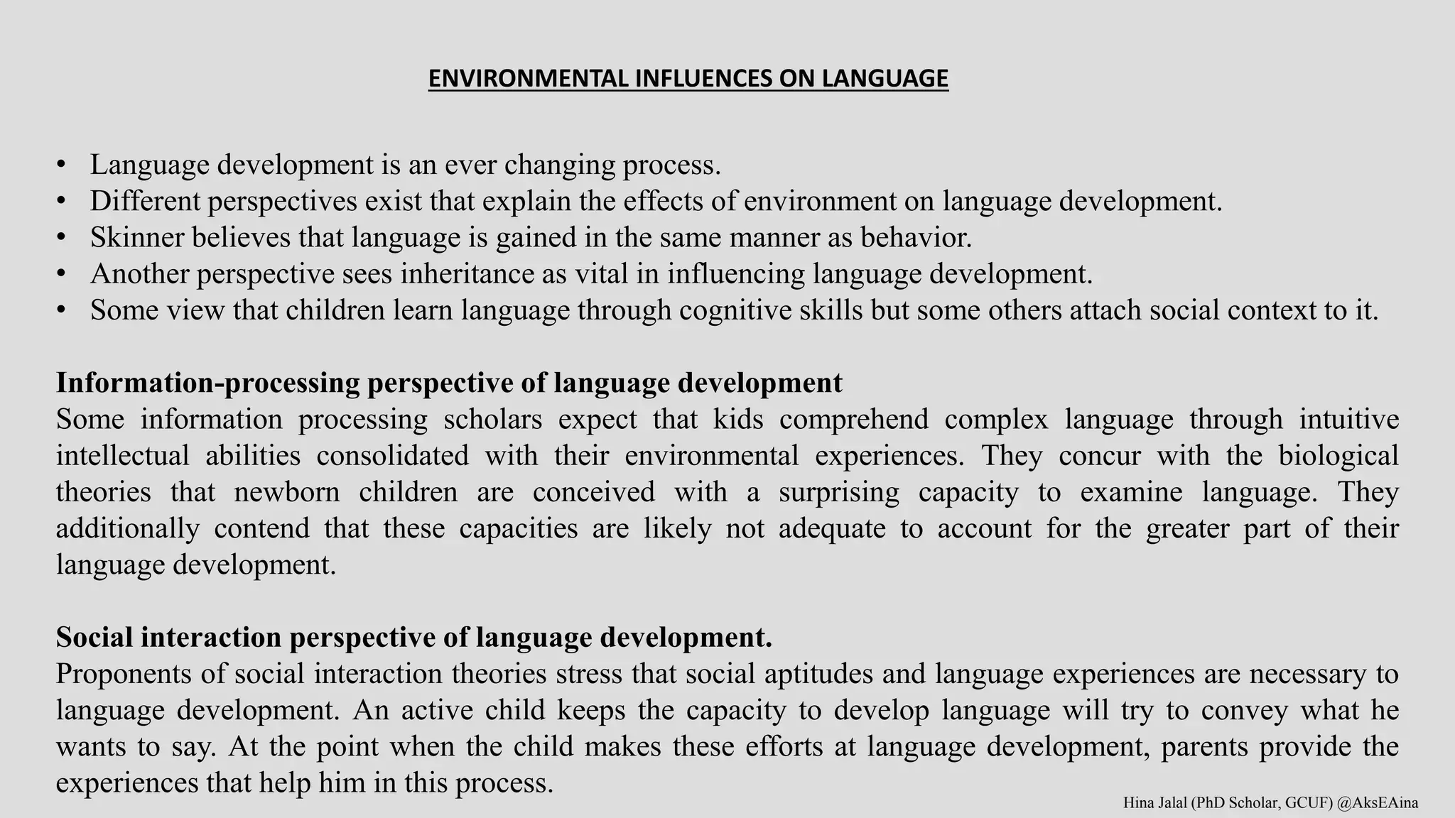 Language development | PPT