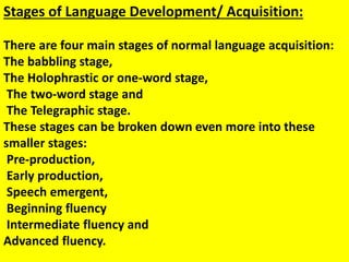Language Development | PPTX