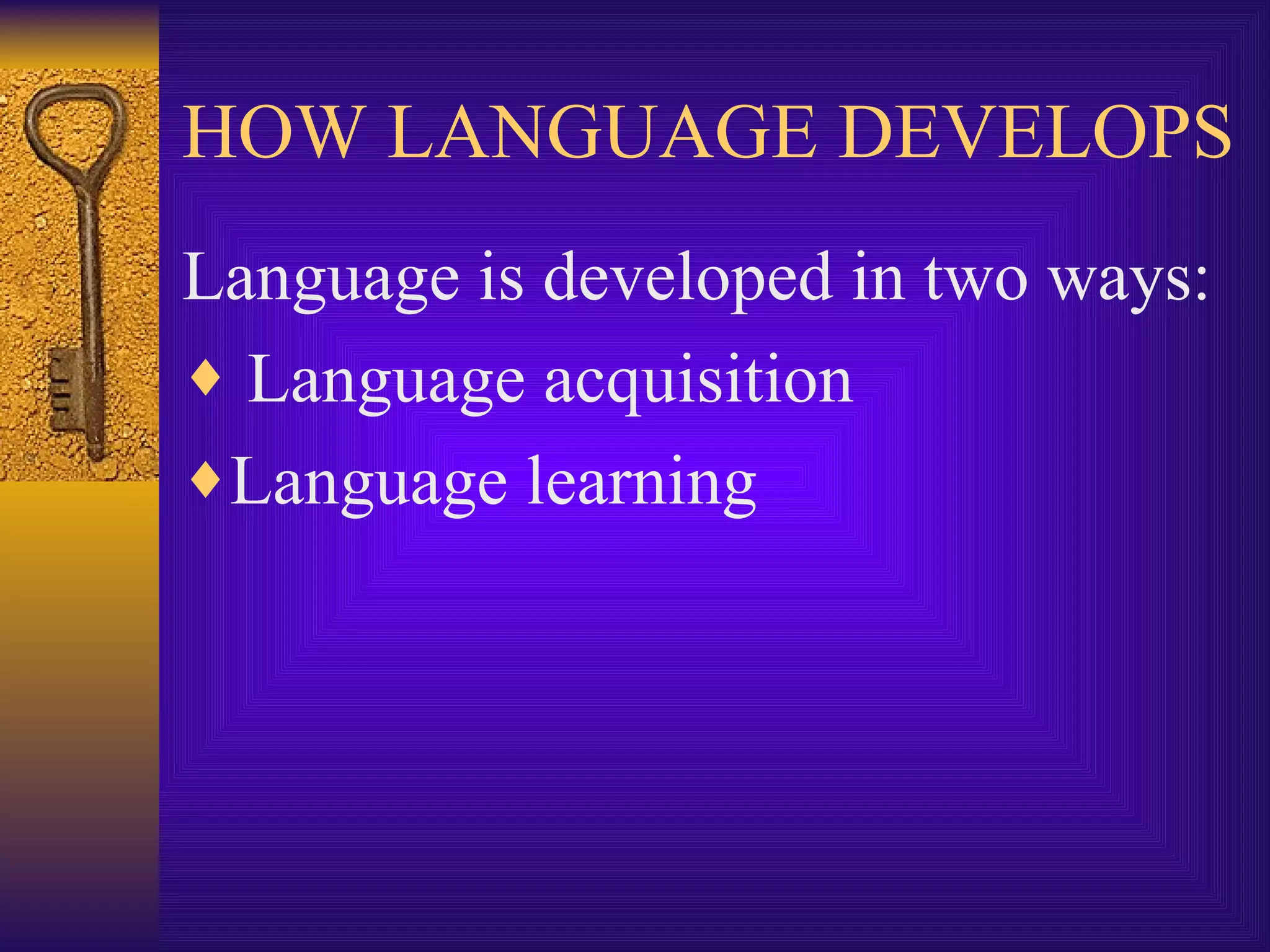Language Development In Deaf Children | PPT