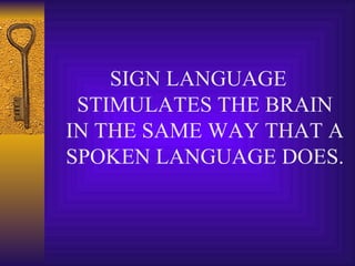 Language Development In Deaf Children | PPT