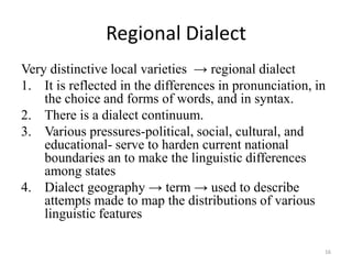 Language, dialect, and varieties | PPTX