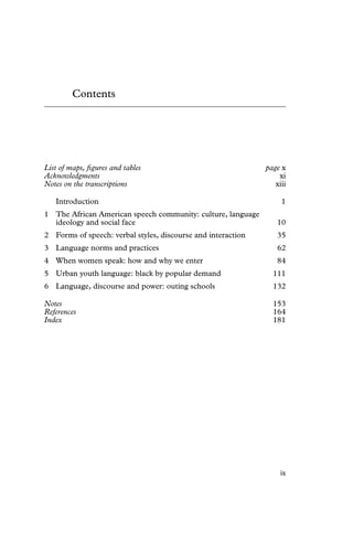 Language, Discourse, and Power in African American Culture | PDF