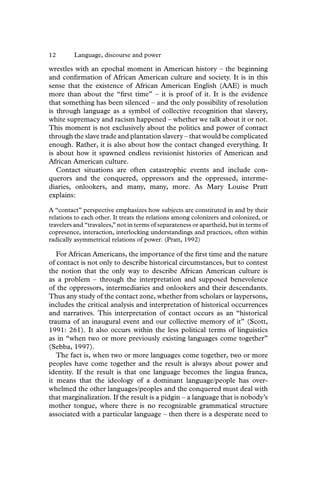 Language, Discourse, and Power in African American Culture | PDF