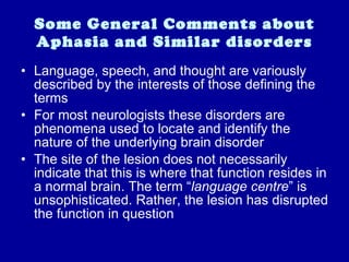 Language disorders | PPT