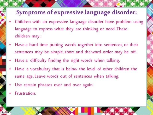 Language disorders in detail