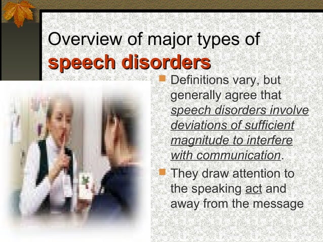 Language disorders | PPT