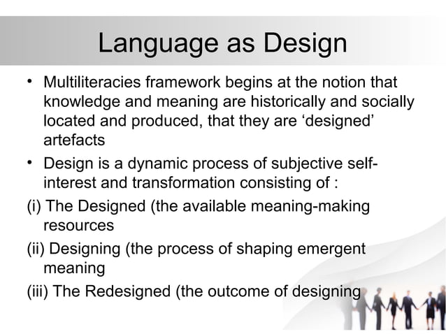 Language education and multiliteracies | PPT | Workshops and Classes ...