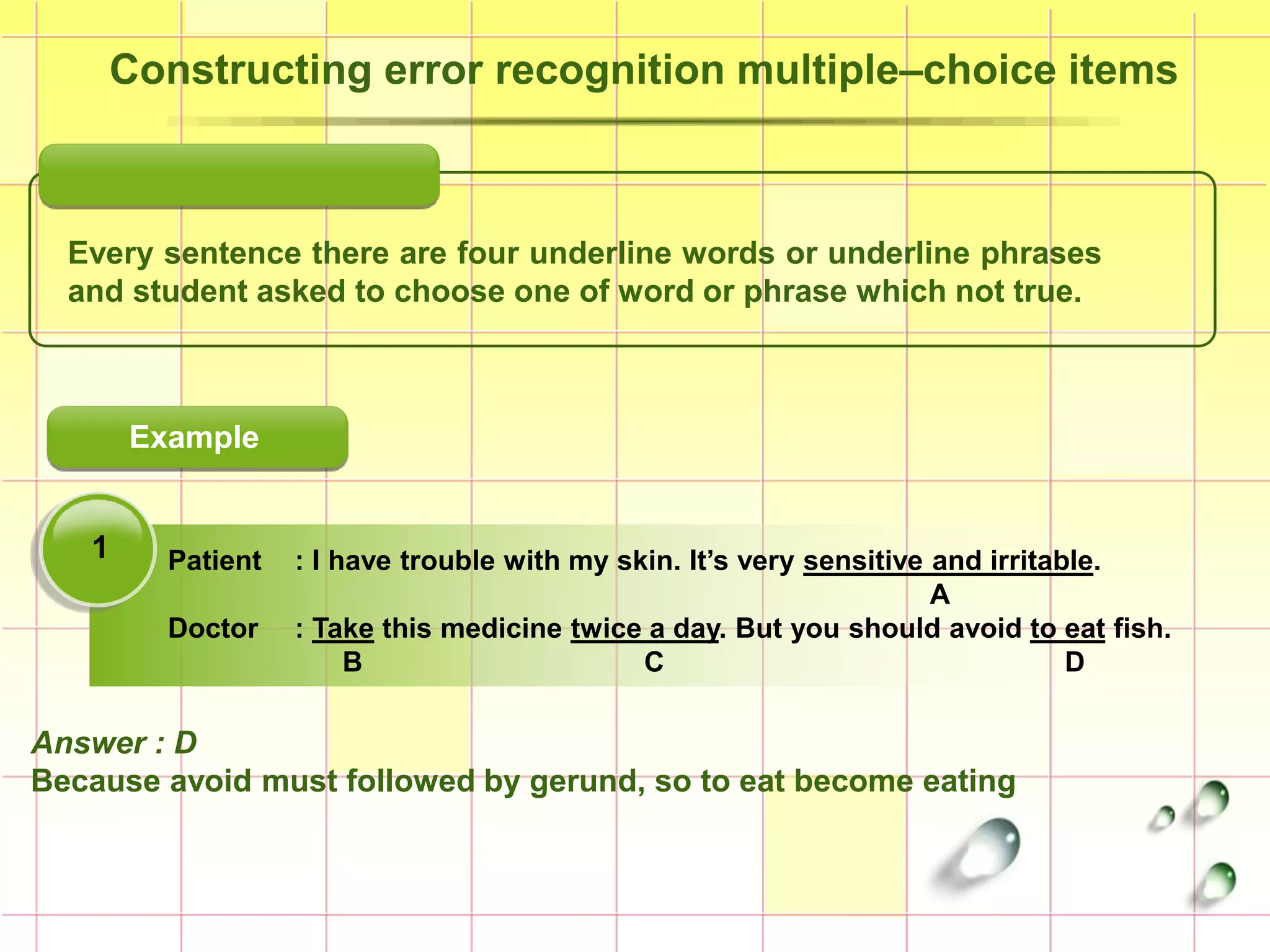 english evaluation Language elements | PPTX