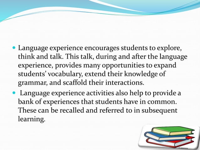Language Experience Approach | PPTX | Homework and Study | Education