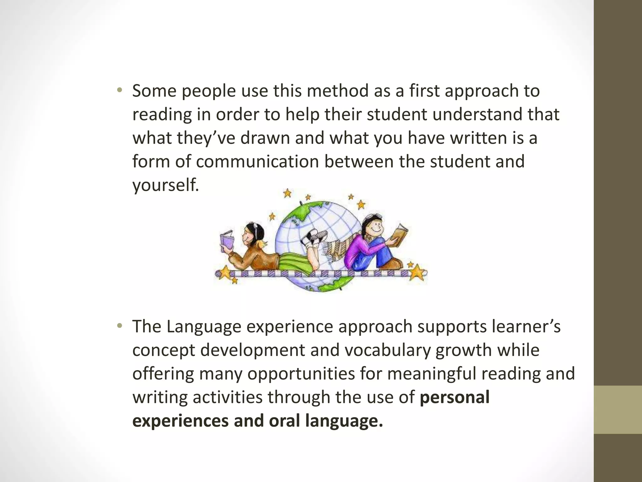 The Language Experience Approach | PPTX