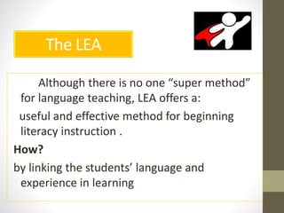 The Language Experience Approach | PPTX