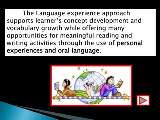 Language experience approach | PPTX