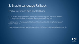 Language fallback+translation in Sitecore | PPT