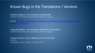 Language fallback+translation in Sitecore | PPT