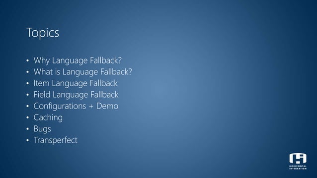 Language fallback+translation in Sitecore | PPT