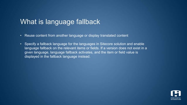 Language fallback+translation in Sitecore | PPT