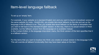 Language fallback+translation in Sitecore | PPT
