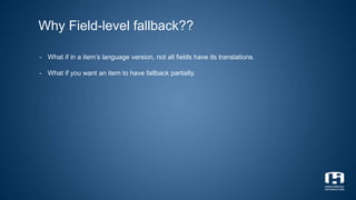 Language fallback+translation in Sitecore | PPT