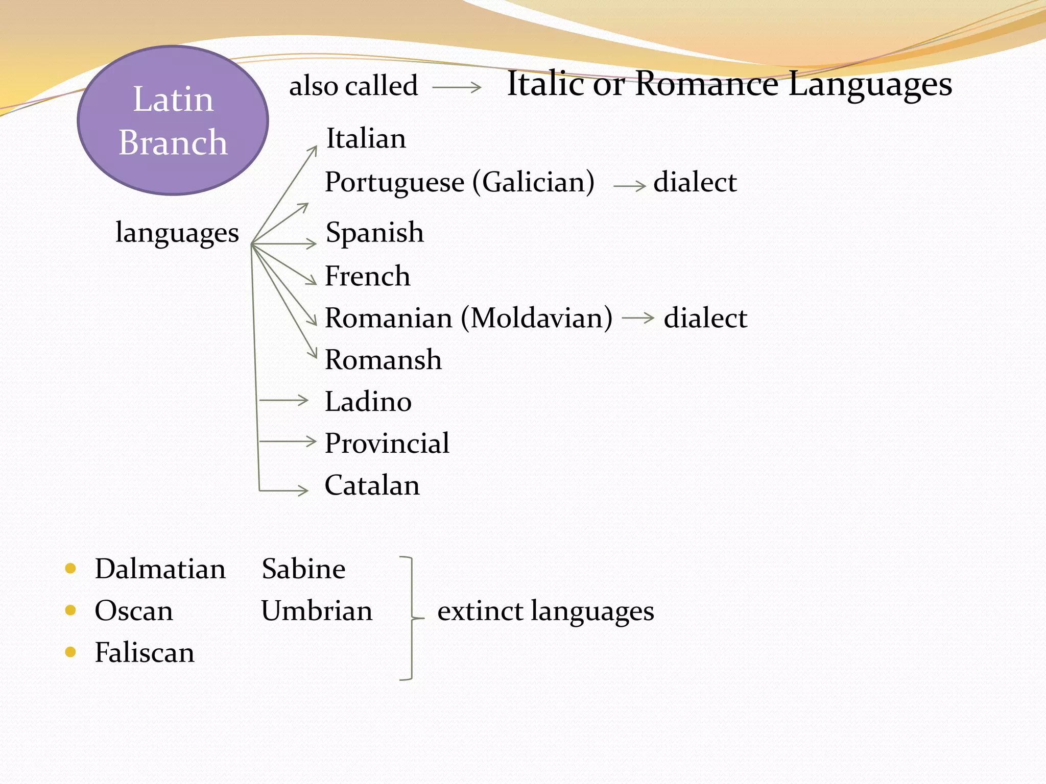 Language families and branches | PPTX