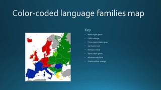 Language families of Europe | PPTX