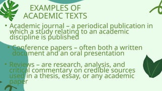 LANGUAGE FEATURES IN ACADEMIC TEXTS.pptx