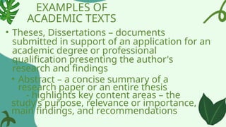 LANGUAGE FEATURES IN ACADEMIC TEXTS.pptx