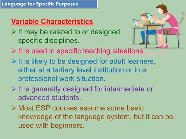 Language for Specific Purposes (LSP) and Academic Language Teaching (ALT) | PPTX | Education