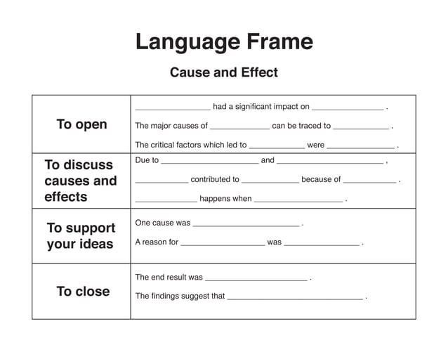 Language frame revision | PPT