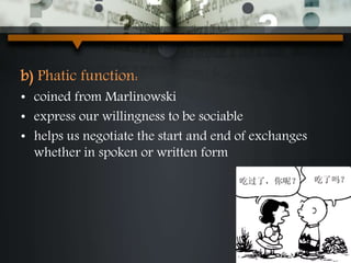 Language functions | PPTX