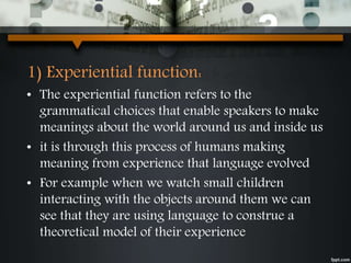 Language functions | PPTX