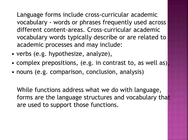 Language functions - alexis john b. benedicto | PPT