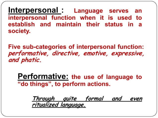 Language functions and notions | PPTX
