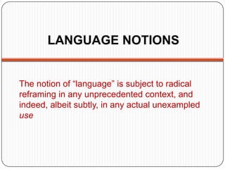 Language functions and notions | PPTX