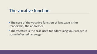 Language funtions in translation | PPTX