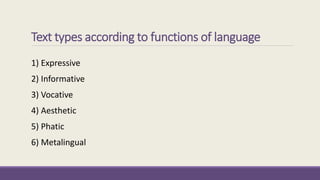 Language funtions in translation | PPTX