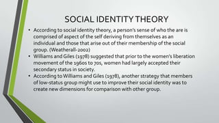 Language, gender and discourse identity | PPTX