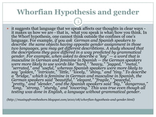 Language & gender presentation | PPTX