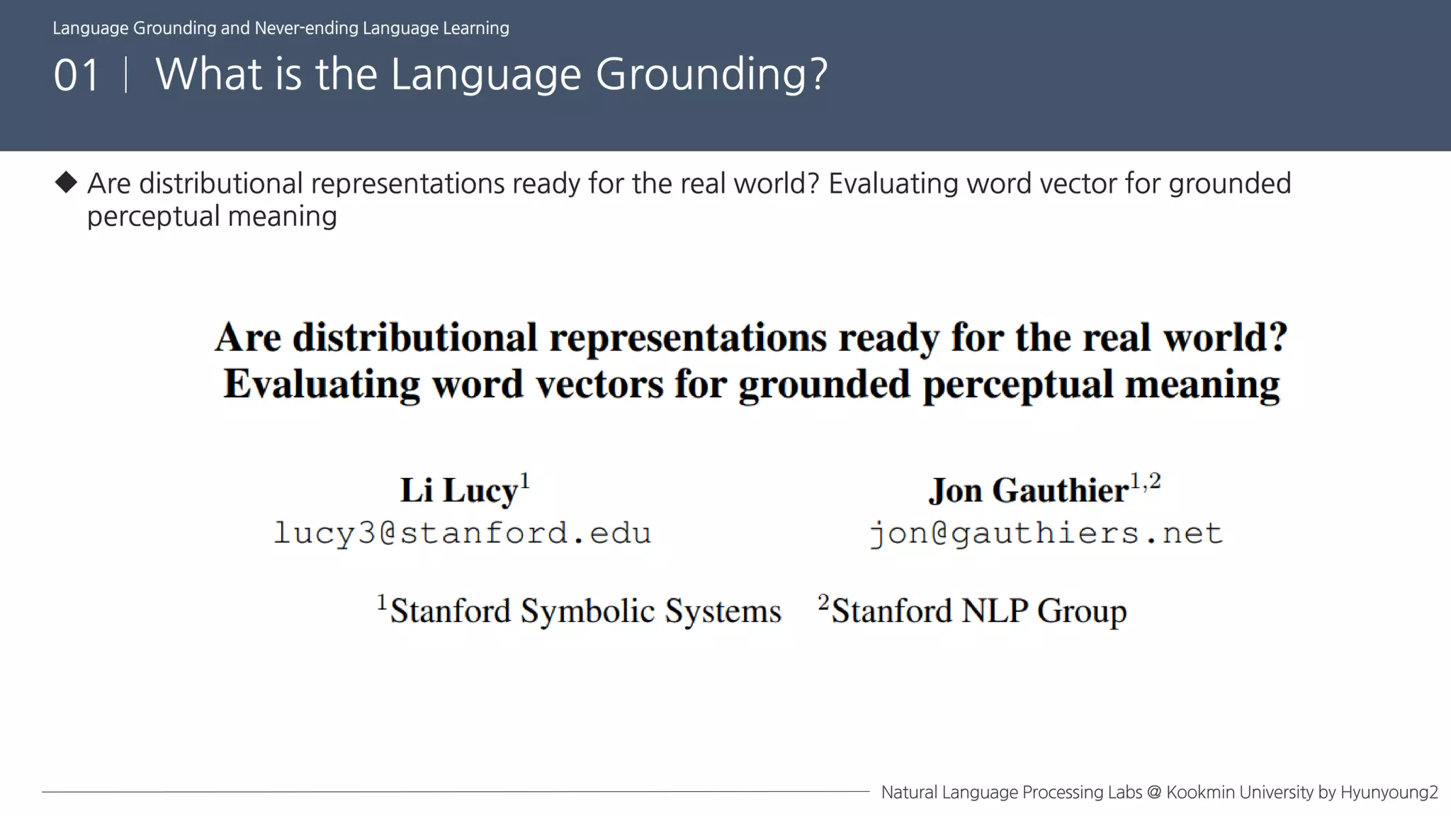 Language grounding and never-ending language learning | PDF