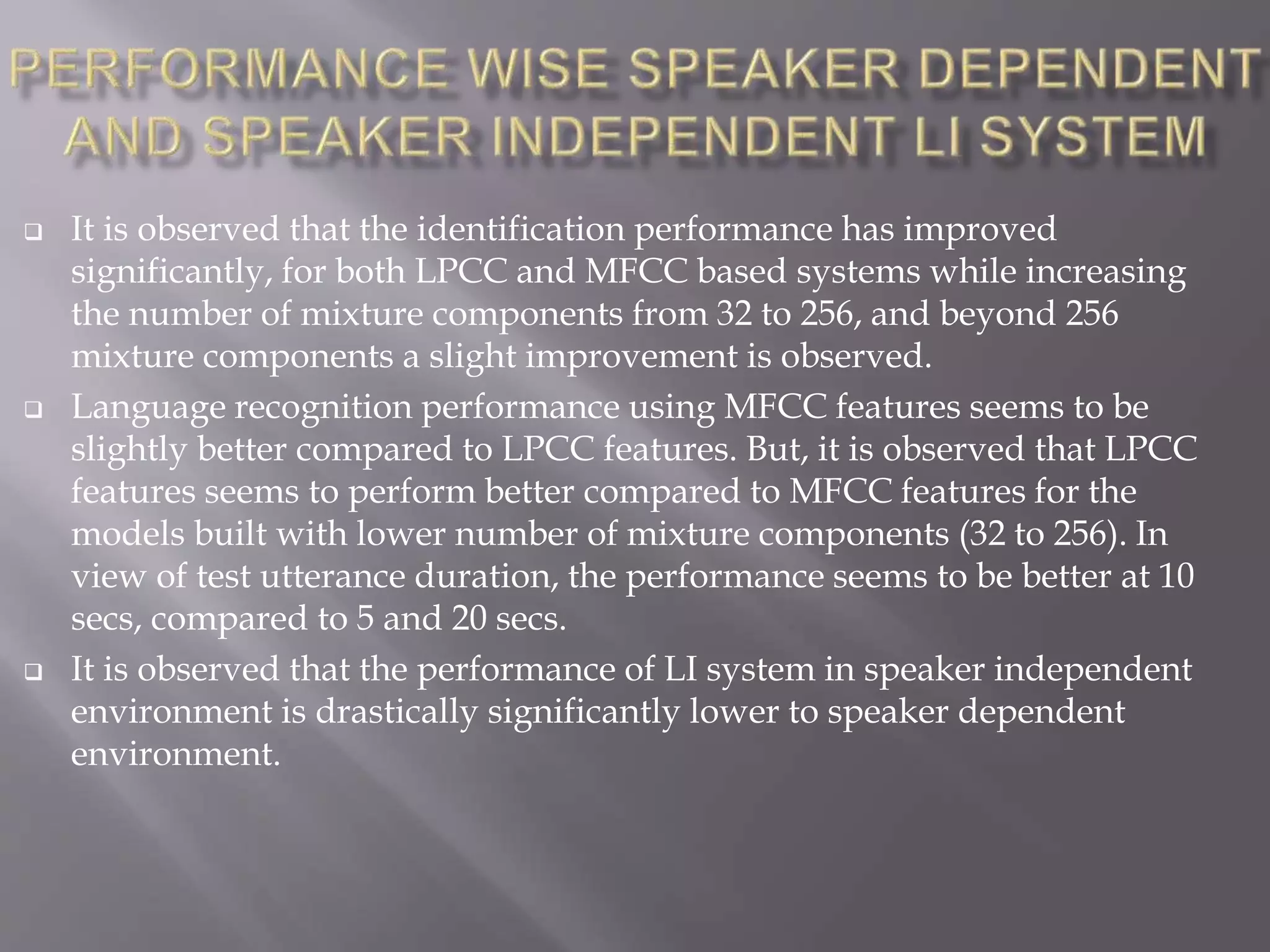 Language identification | PPTX