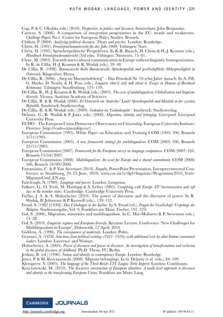 Language identity | PDF