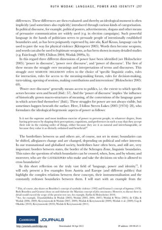 Language identity | PDF