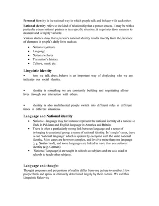 Language identity. | DOC