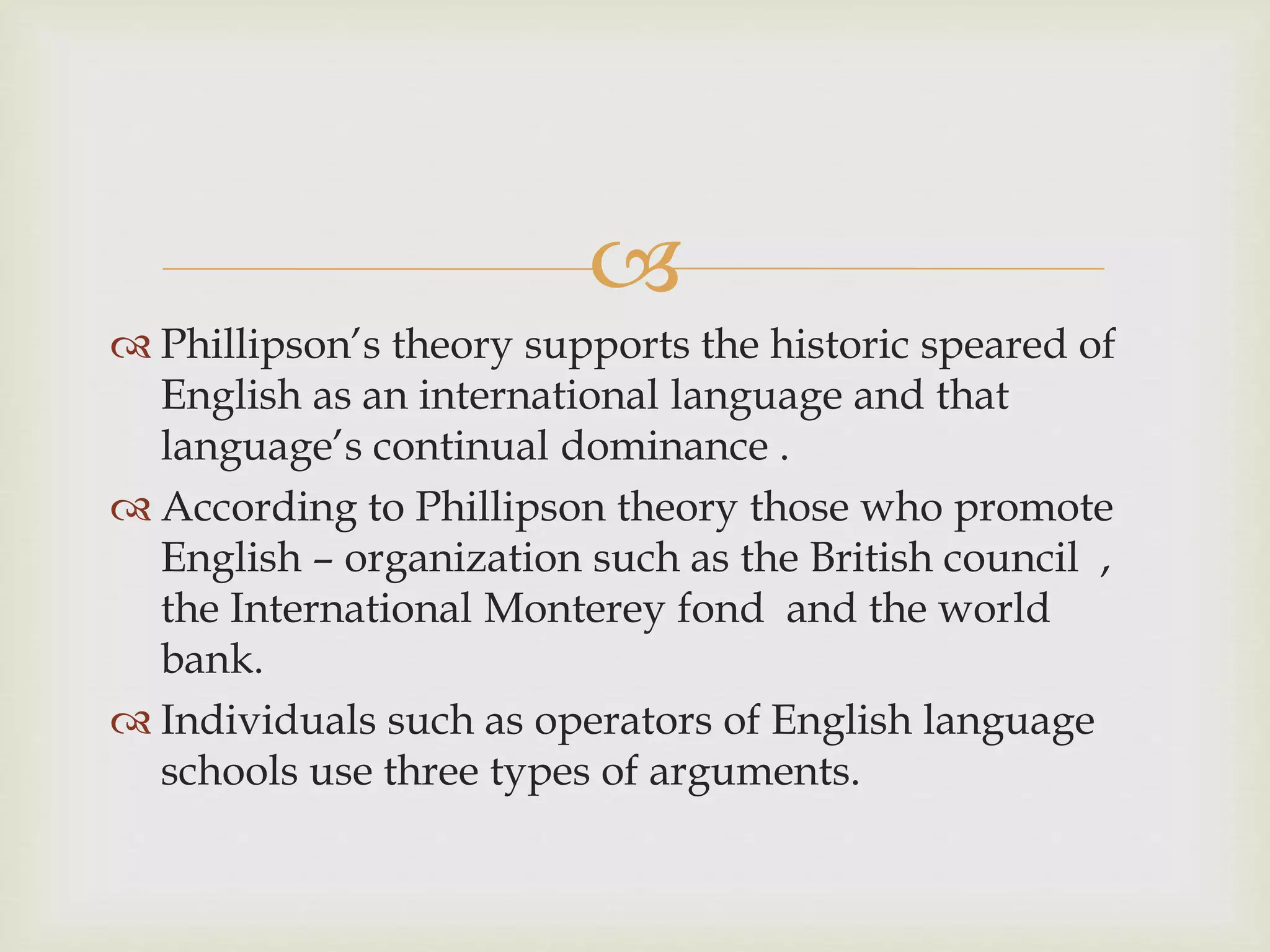 Language imperialism | PPTX