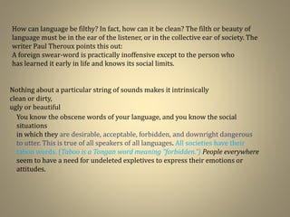 Language in society | PPTX