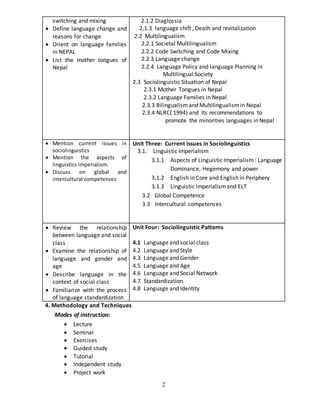 Language in society | DOCX
