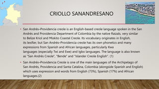 LANGUAGELABCRIOLLO.pptx espanglish criollo | PPT
