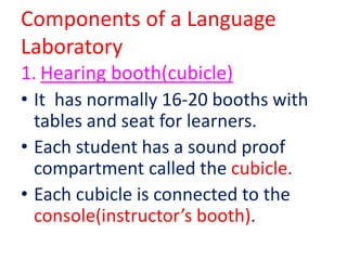 Language laboratory 1 | PPTX